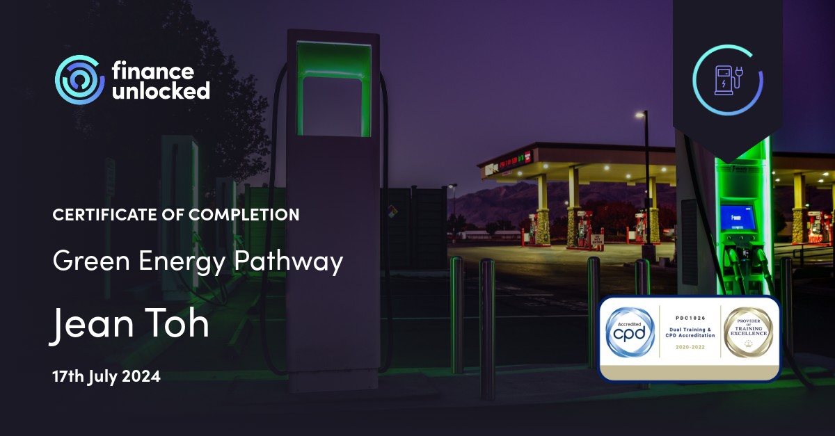 Learn about Green Energy on Finance Unlocked