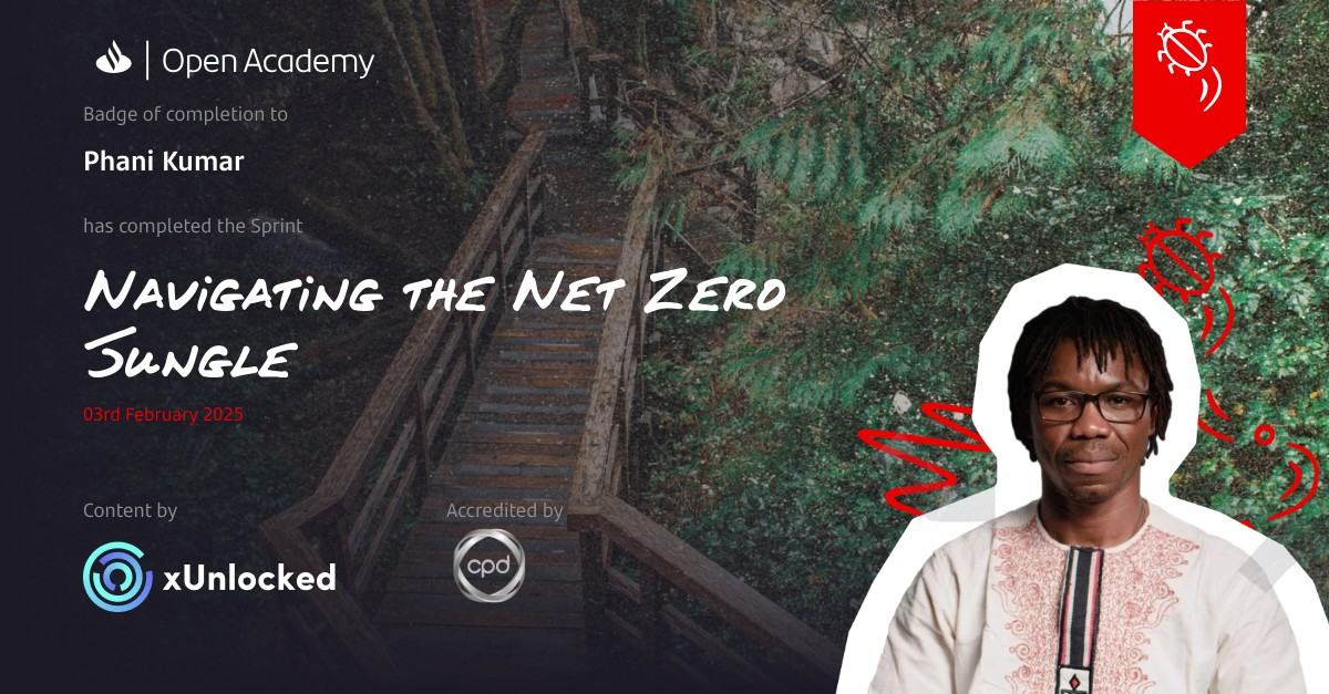 Learn about Navigating the Net Zero Jungle on Santander Open Academy