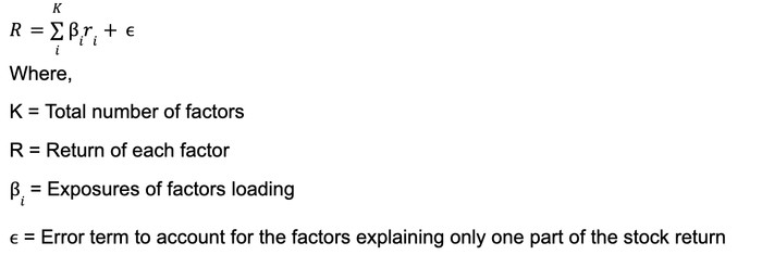 Risk Factor Attribution Models - Finance Unlocked